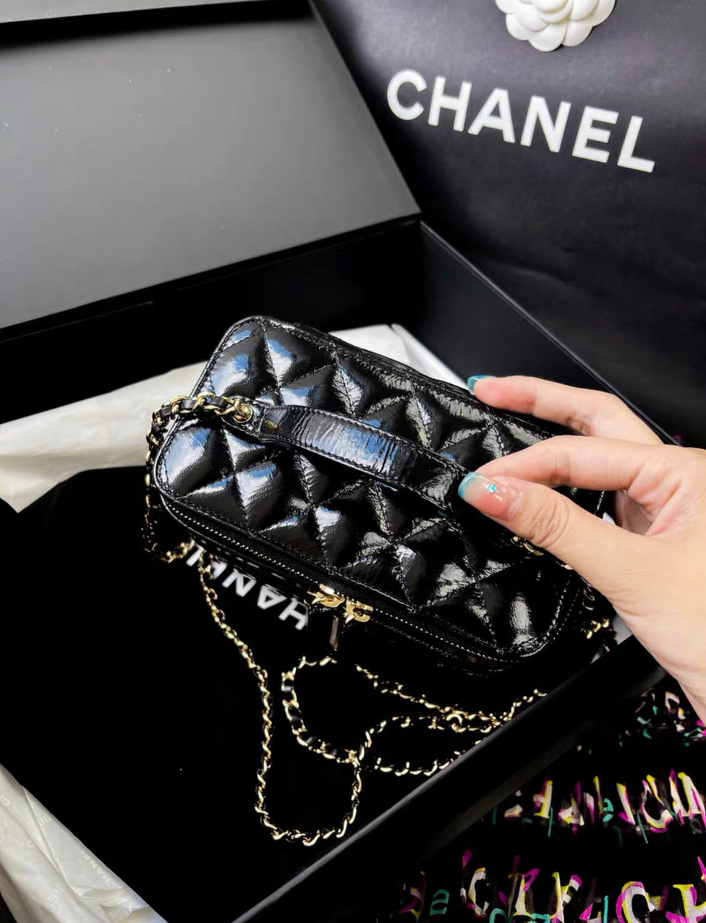 Chanel 22B double decker vanity case – Wararni.com