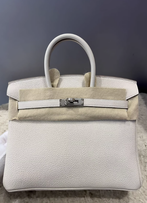 Hermes Birkin 25 Gris Pale Togo Leather Palladium Hardware – Wararni.com