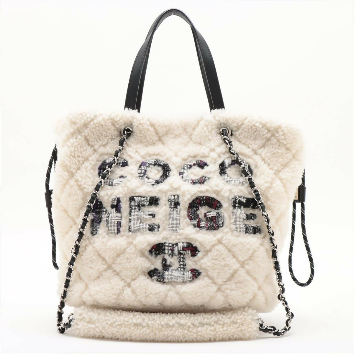 Chanel Coco Neige Shearing 2 Way Shoulder Bag – Wararni.com